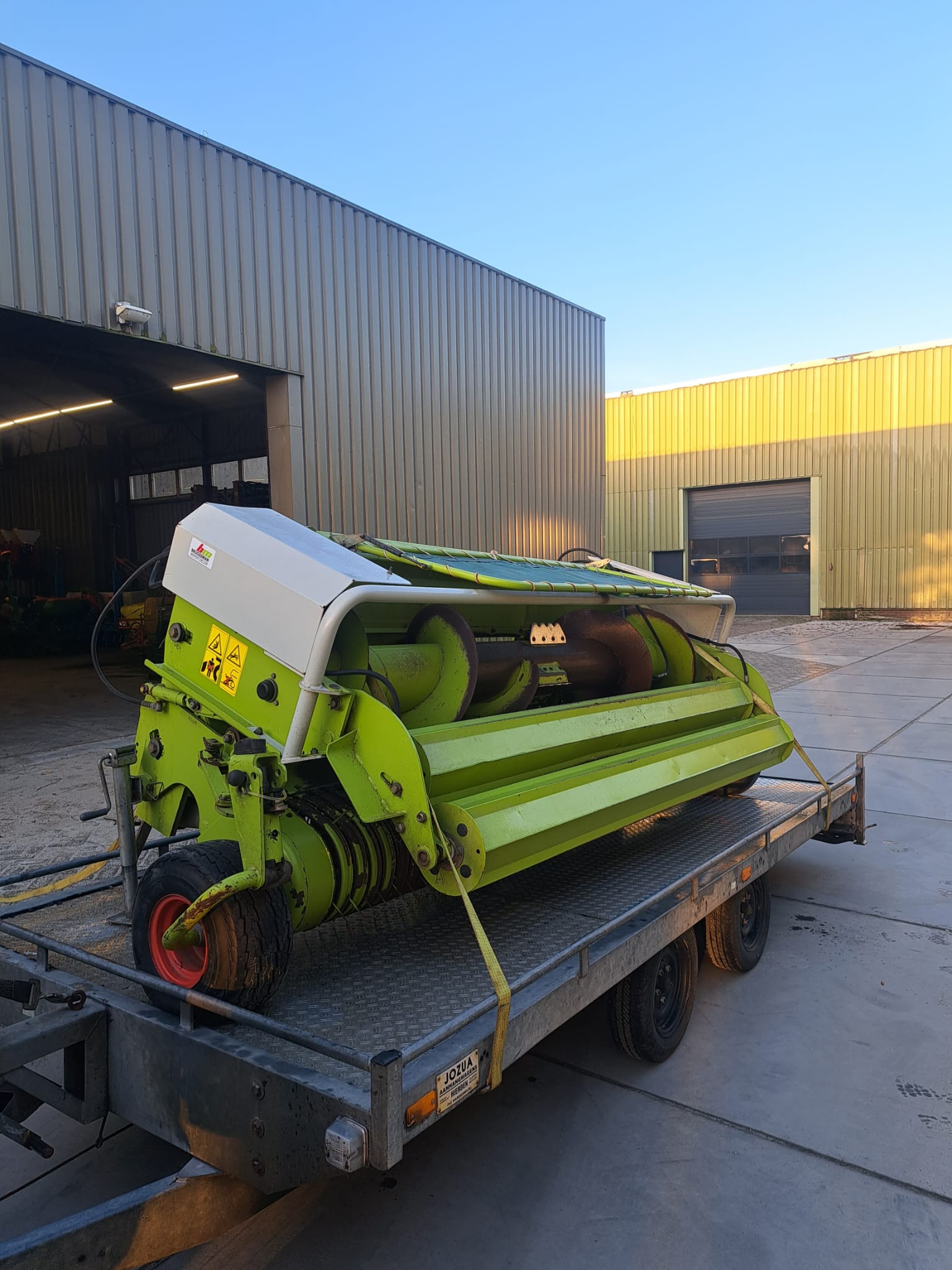 Afgeleverd gebruikt Claas PU300 in Voorst Afgeleverd. Bruggeman ...